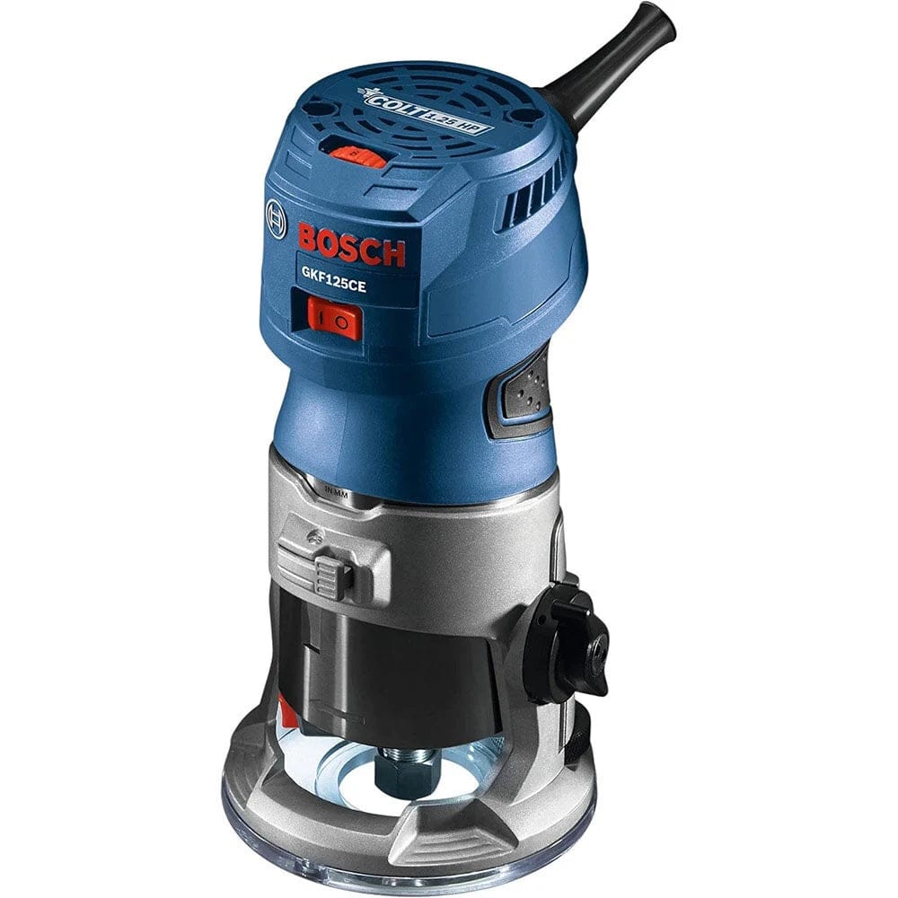 Bosch GKF125CEN 1.25 HP Variable Speed Palm Router with Fixed Base Col ...