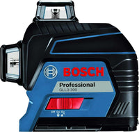 Bosch GLL3-300-RT Reconditioned 360 Degree Three Plane Leveling and Al ...
