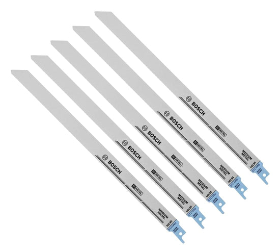 Bosch RM1218 12 Inch 18 TPI Metal Reciprocating Saw Blades 5 Pack Bi-M ...