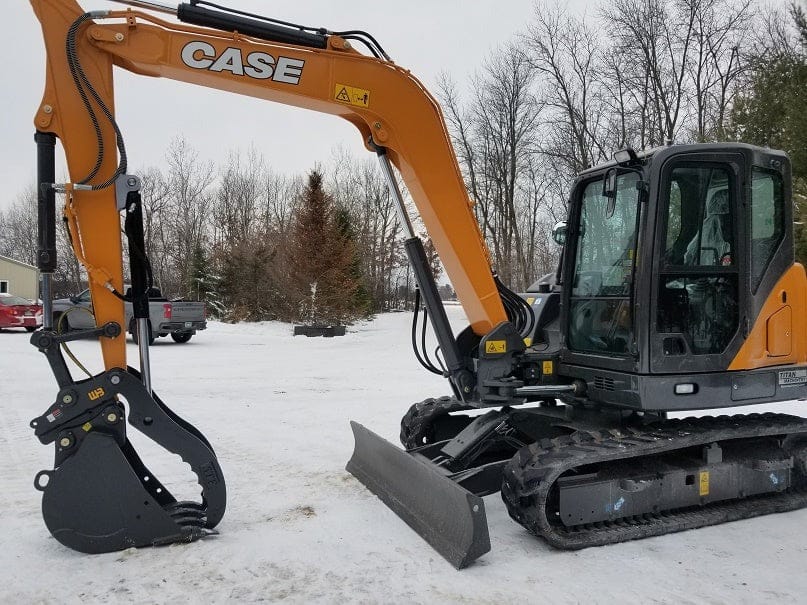 CASE CX80C Midi Excavator Rental 55HP Tier 4 Diesel Engine 13.7 ft Dig ...