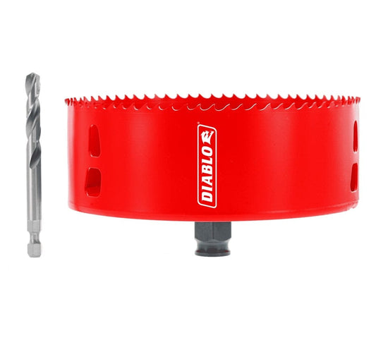 Diablo DHS5375RL 5-3/8 Inch Recessed Lighting Hole Saw for Can Light I ...