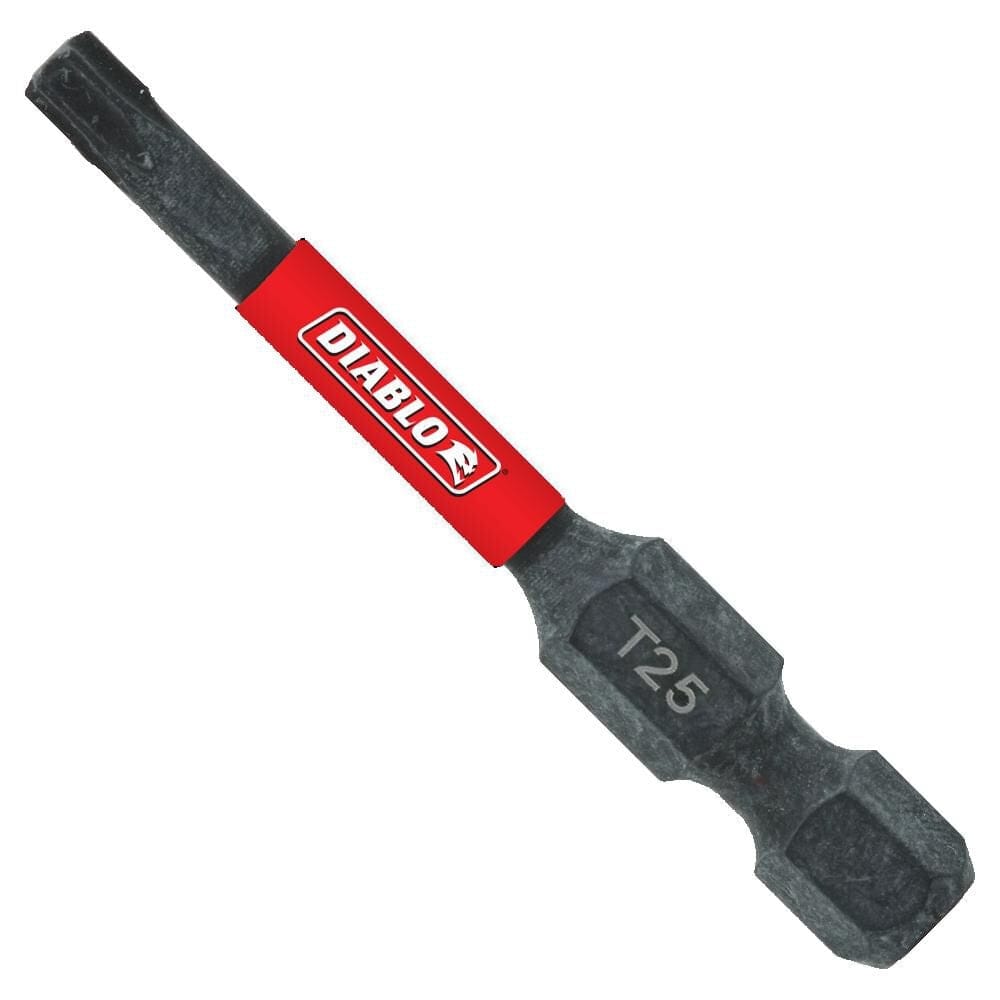 Diablo DT252P1 2 Inch T25 Torx Drive Bit Impact Strong Steel Star Powe ...