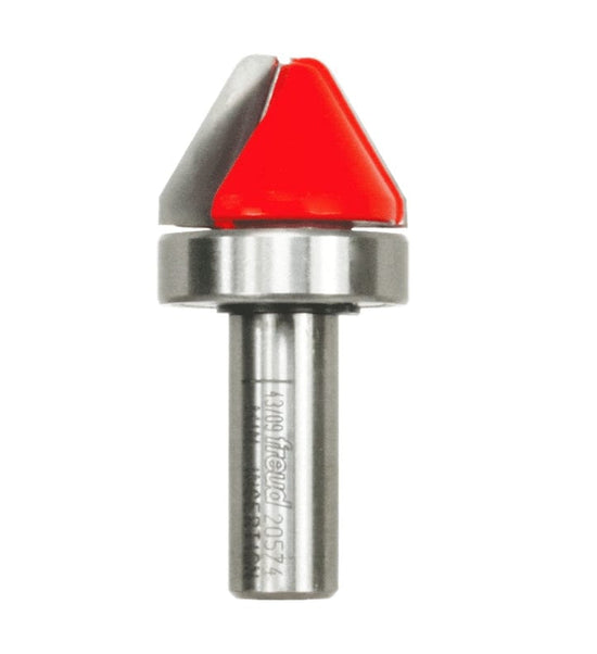 Freud 20-574 1-1/8 Inch Lettering Router Bit 60 Degree 1/2 Inch Shank ...