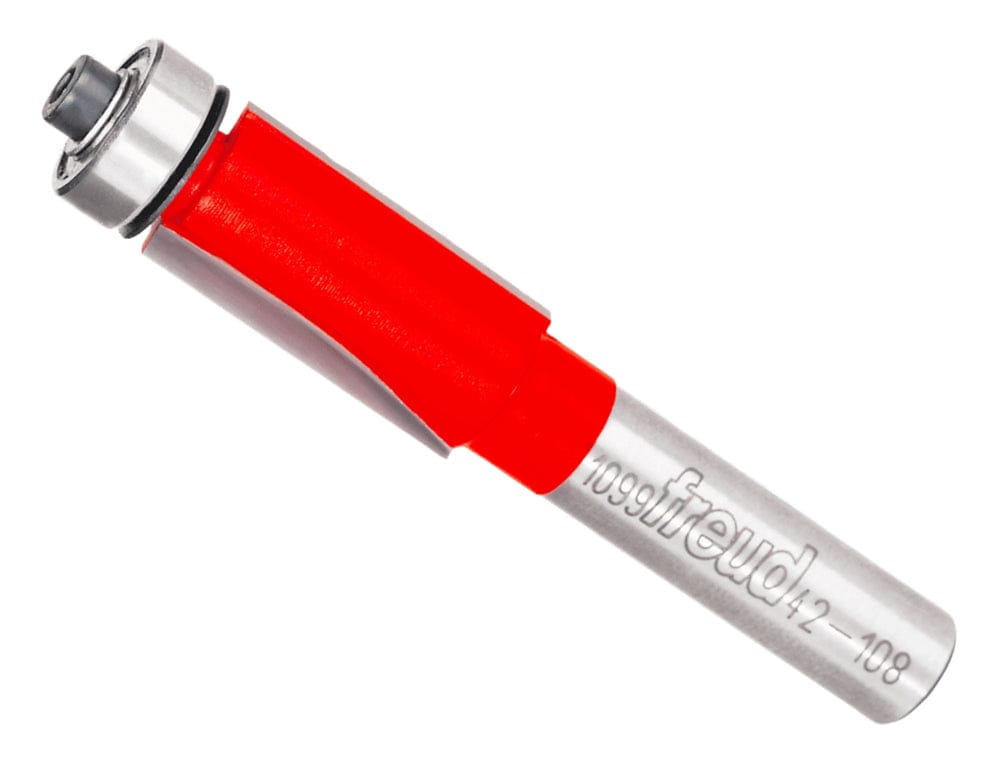 Freud 42-108 1/2 Inch Diameter Flush Trim Router Bit 1 Inch Height 3/8 ...
