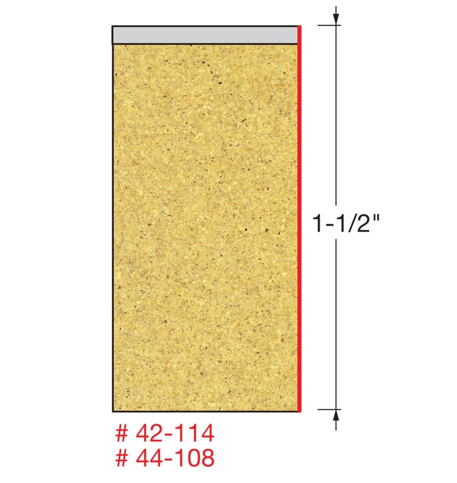 Freud 42-114 1/2 Inch Diameter Flush Trim Router Bit 1-1/2 Inch Height ...