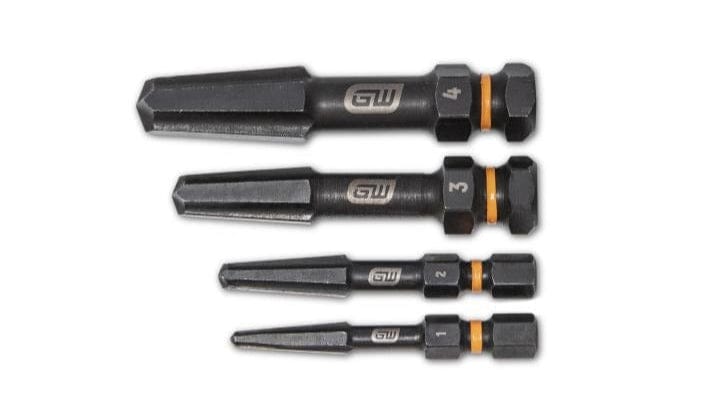 4 Piece Bolt Biter™ Screw Extractor Set – 1 Top Tools