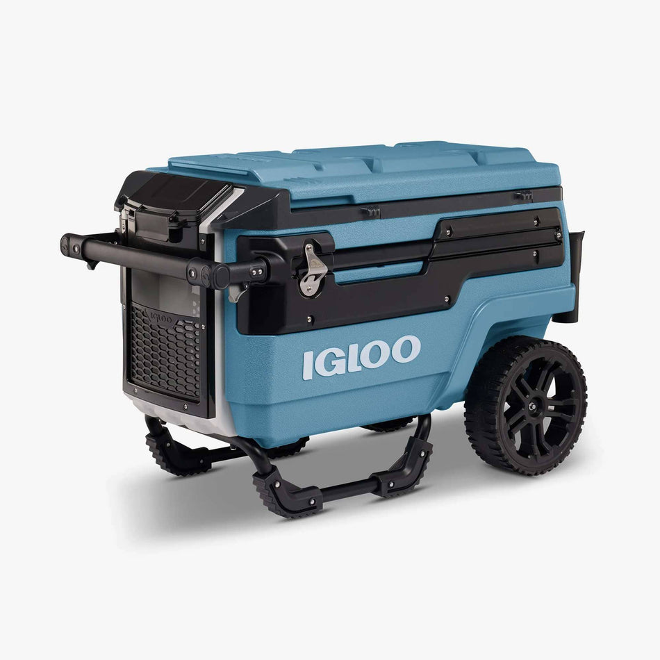 Igloo Trailmate Journey 70 Qt All Terrain Rolling Cooler with 10 Inch ...