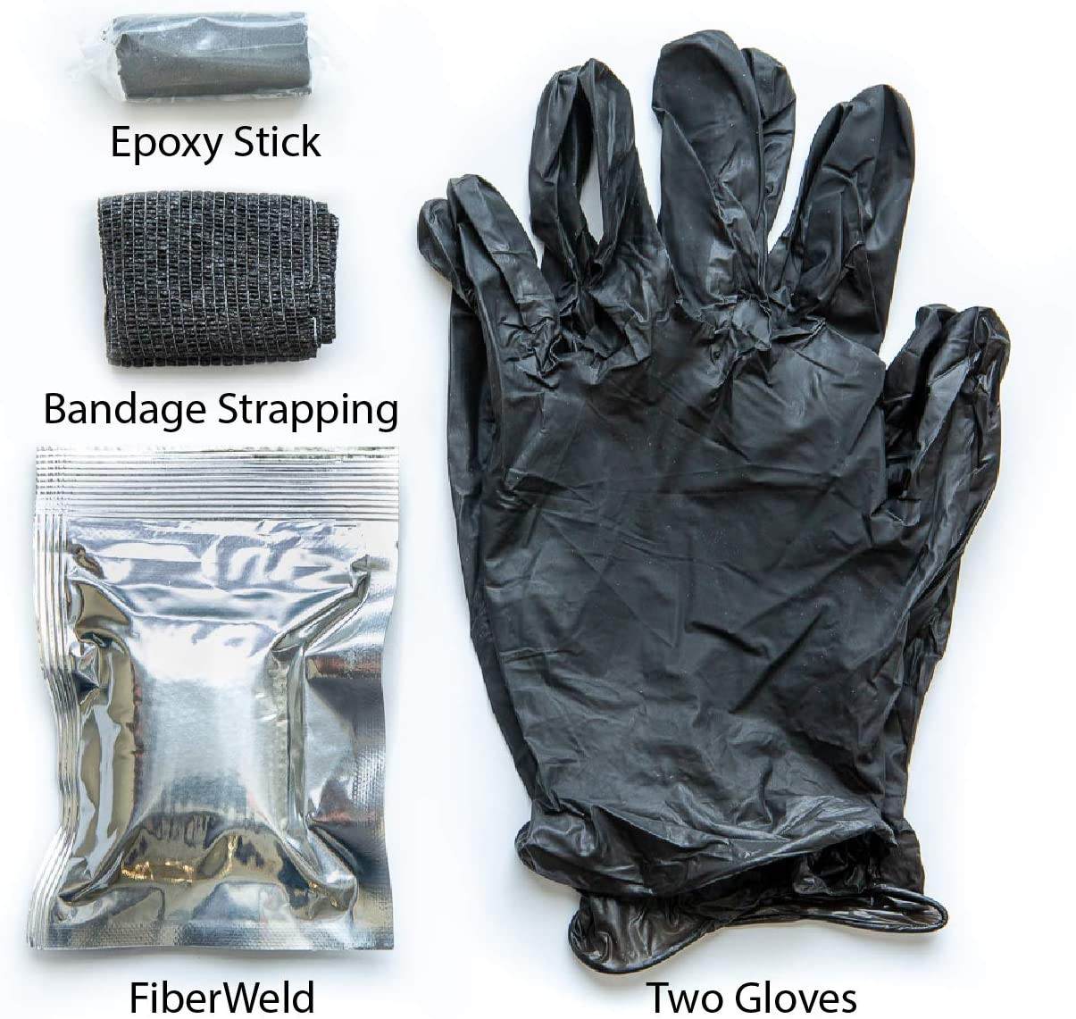 J-B Weld FiberWeld 2-Inch Pipe Repair Cast Kit Water Activated Fibergl ...