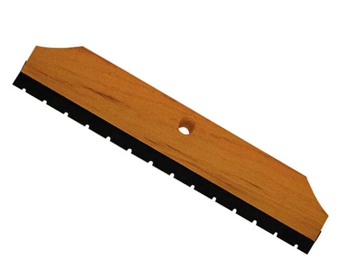 Magnolia Brush 4324-K 24 Inch Wood Back Squeegee Notched Rubber Roofin ...