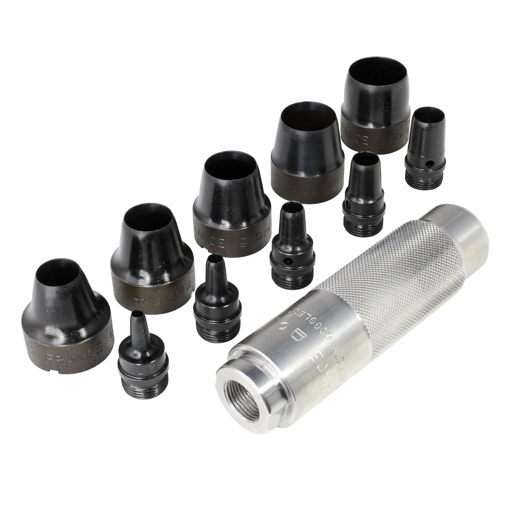 Mayhew 11-Piece Hollow Punch Set Precision Steel Punches for Gasket Wa ...
