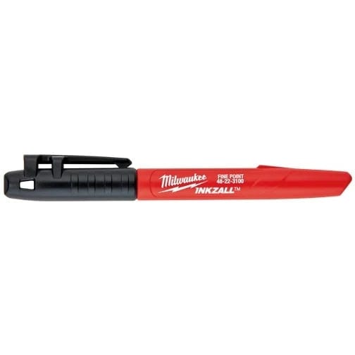 Milwaukee 48-22-3105 INKZALL Black Fine Point Jobsite Permanent Marker ...