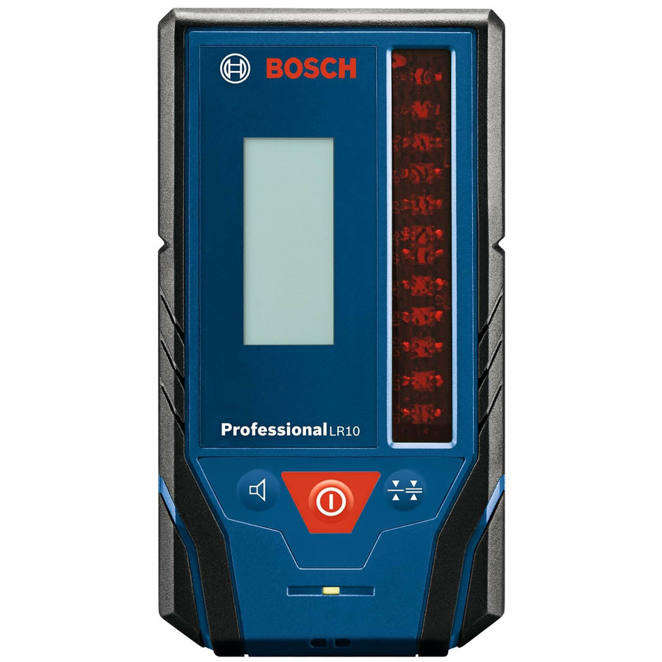 Bosch LR10 Red Beam Rotary Laser Receiver 500 Ft Range with Backlit LC ...